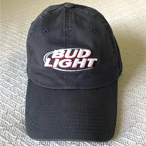 Budweiser | Accessories | Bud Light Hatcap Onefit Navy Blue Good ...